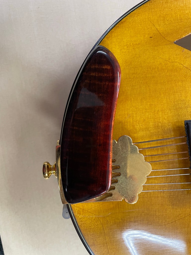Curly Maple McClung Over The Tailpiece (OTP) 2 - Hill Country Stringworks