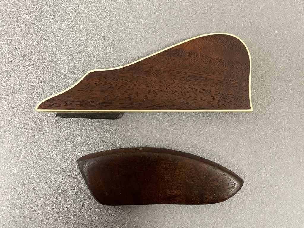 Claro Walnut McClung & F5 bound Pickguard cantilevered - Hill Country ...