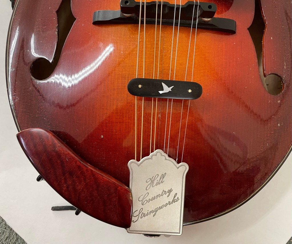 String Suppressor w/dove inlay - Hill Country Stringworks