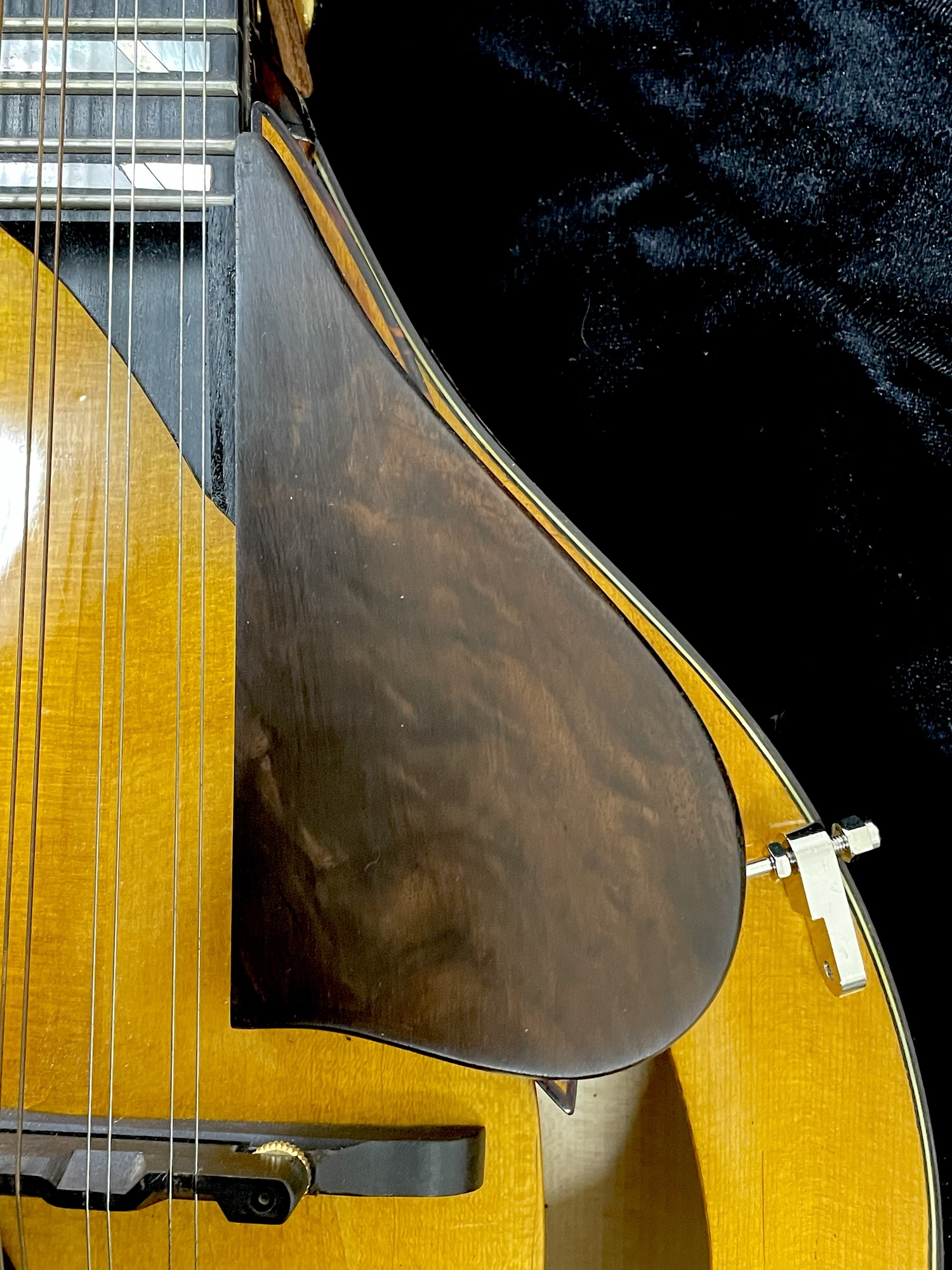 Claro Walnut Full Size Pickguard modified - Hill Country Stringworks